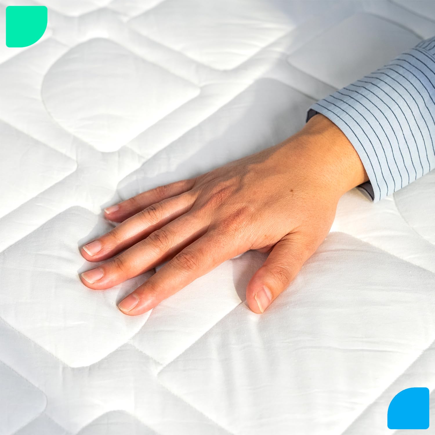 Memory Foam Mattress Topper - Full Mattress Pad with 2 Inch Cooling Gel Insert & Washable Ventilated Cover - Mattress Topper for Full Size Bed by Sleep Is The Foundation