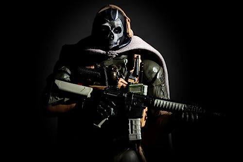 Call of Duty "Ghost (Jawbone) - 6.5-inch Articulated Figure with Swappable Hands and Weapon Accessories