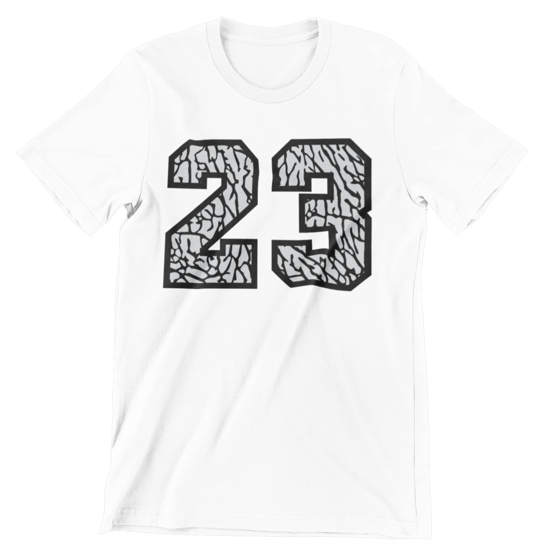 Shirt to Match Retro Jordan 23 Elephant Print Men's Graphic T Shirt, 23 Elephant Print Graphic Tee to Match Jordans Black