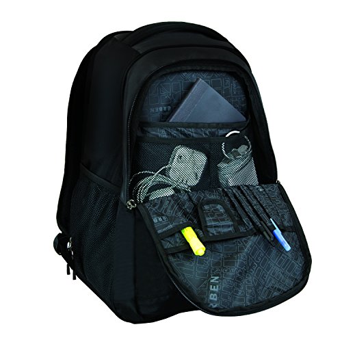 ORBEN Vertical Zip Laptop Backpack (Grey Black)