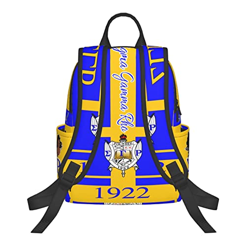 Sigma Gamma Rho Laptop Backpack, Lightweight Multifunctional College Laptop School Bag Sister Backpack Gift
