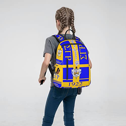Sigma Gamma Rho Laptop Backpack, Lightweight Multifunctional College Laptop School Bag Sister Backpack Gift