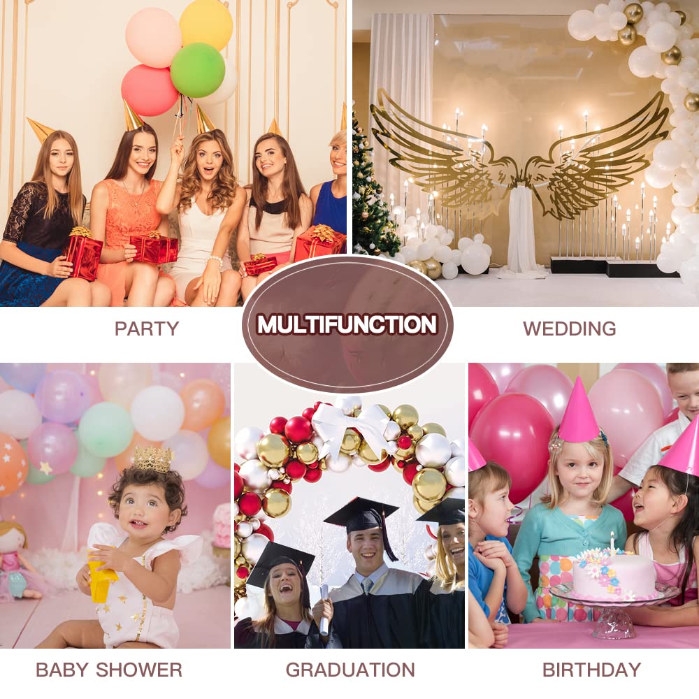 Arch Kit 98.5ft Tape & 600pcs Glue Point for Balloon Decorating Strip Kit - Party Graduation Wedding Birthday Baby Shower Decor
