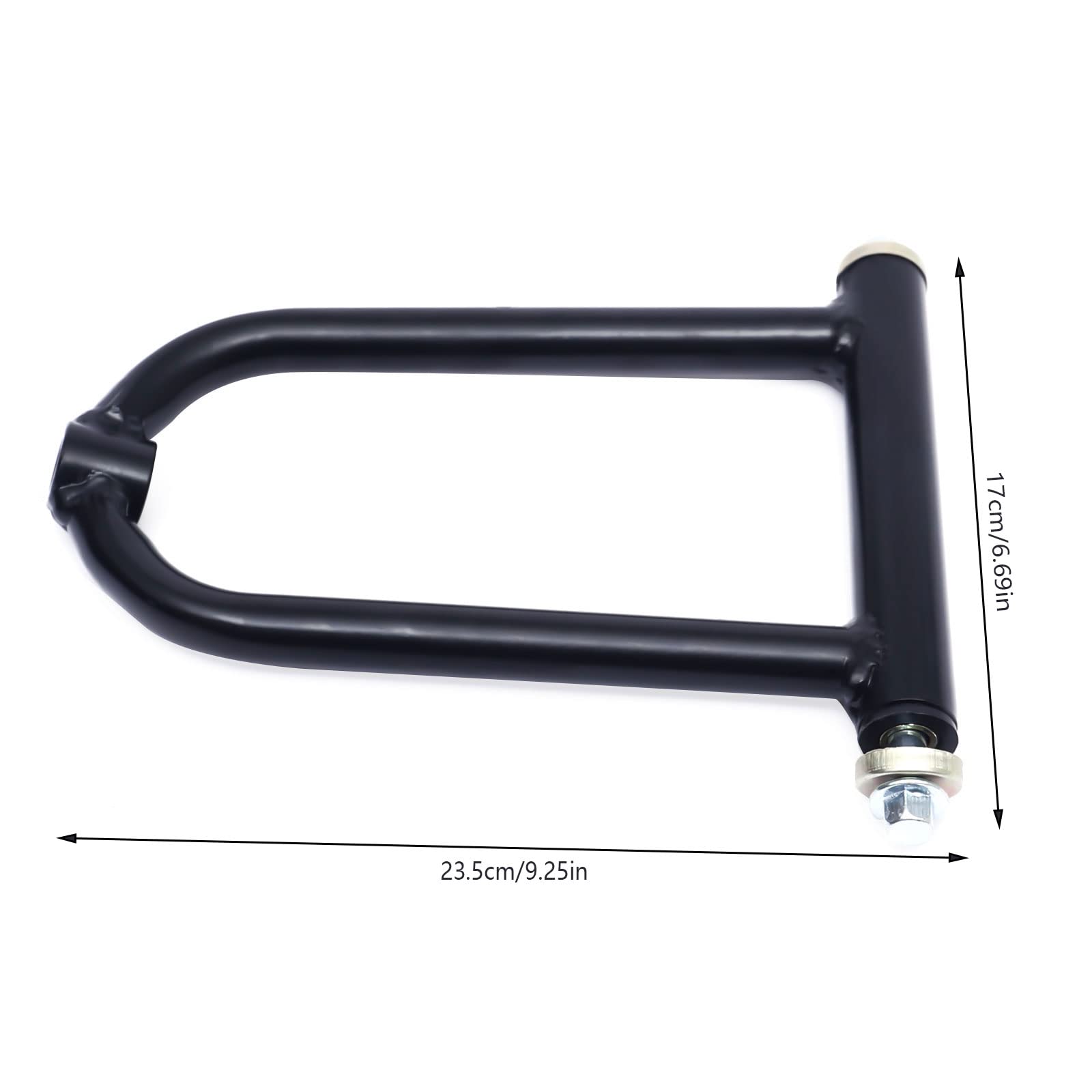 CHUNILLE Suspension Swing Arm Assembly Metal Suspension Swing Arm Upper/Lower Steering Knuckle Spindle Suspension+Shock For ATV Go Kart (340mm)