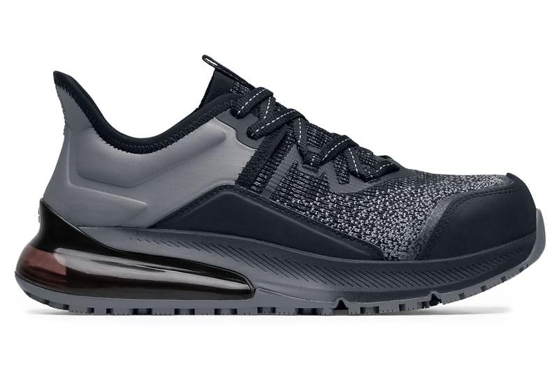 Shoes for Crews Gia, Women's Nano Composite Toe (NCT) Work Shoes, Slip Resistant, Water Resistant, Black, Size 9.5
