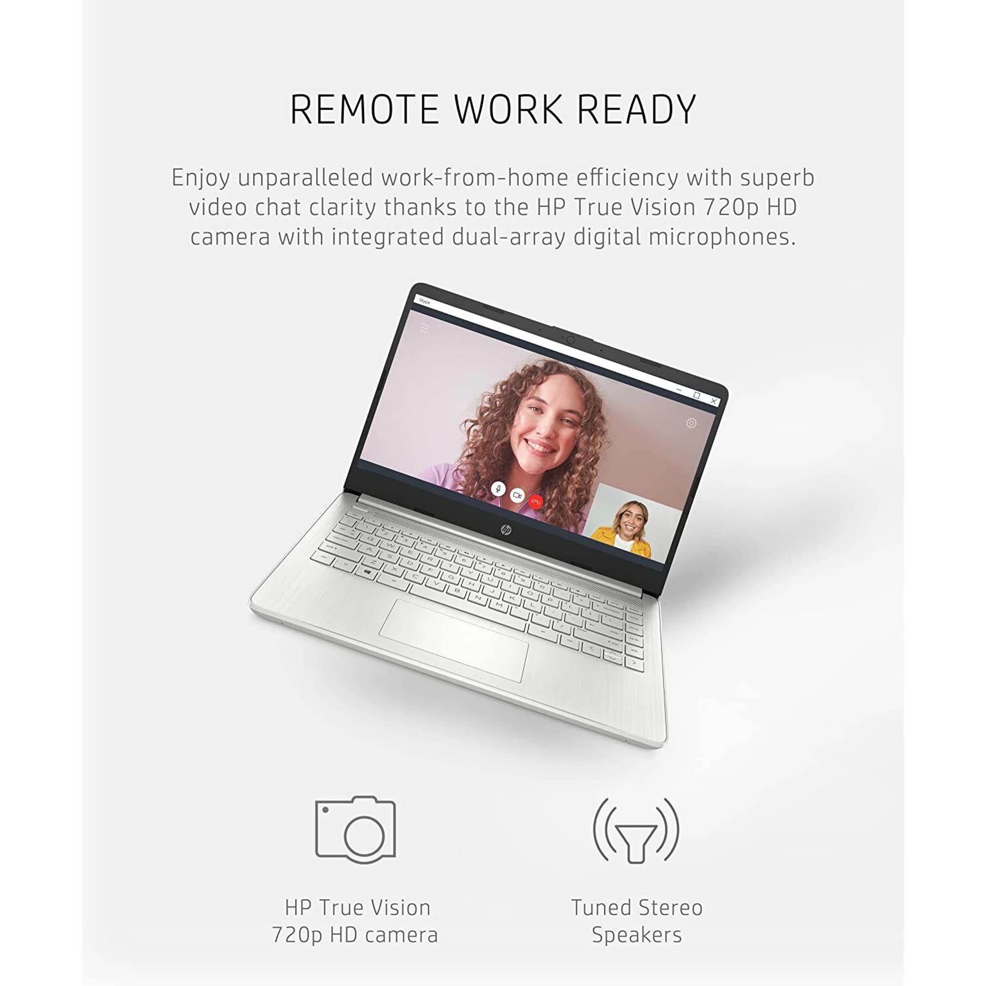 HP 14" FHD Business Laptop Computer [Windows 11 Pro], 6-core AMD Ryzen 5 5500U (Up to 4.0 Ghz), 32GB RAM, 1TB PCIe SSD, Thin & Portable, Long Battery Life, Wi-Fi 6, Bluetooth 5.2, HDMI, USB, w/Battery