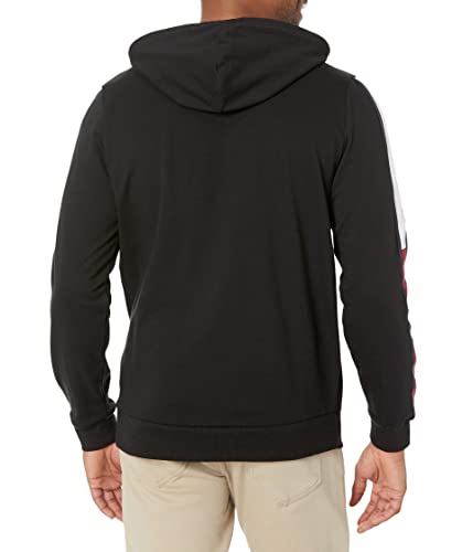 Tommy Hilfiger Mens Modern Essentials Long Sleeve Hoodie Shirt, Black, X-Large US