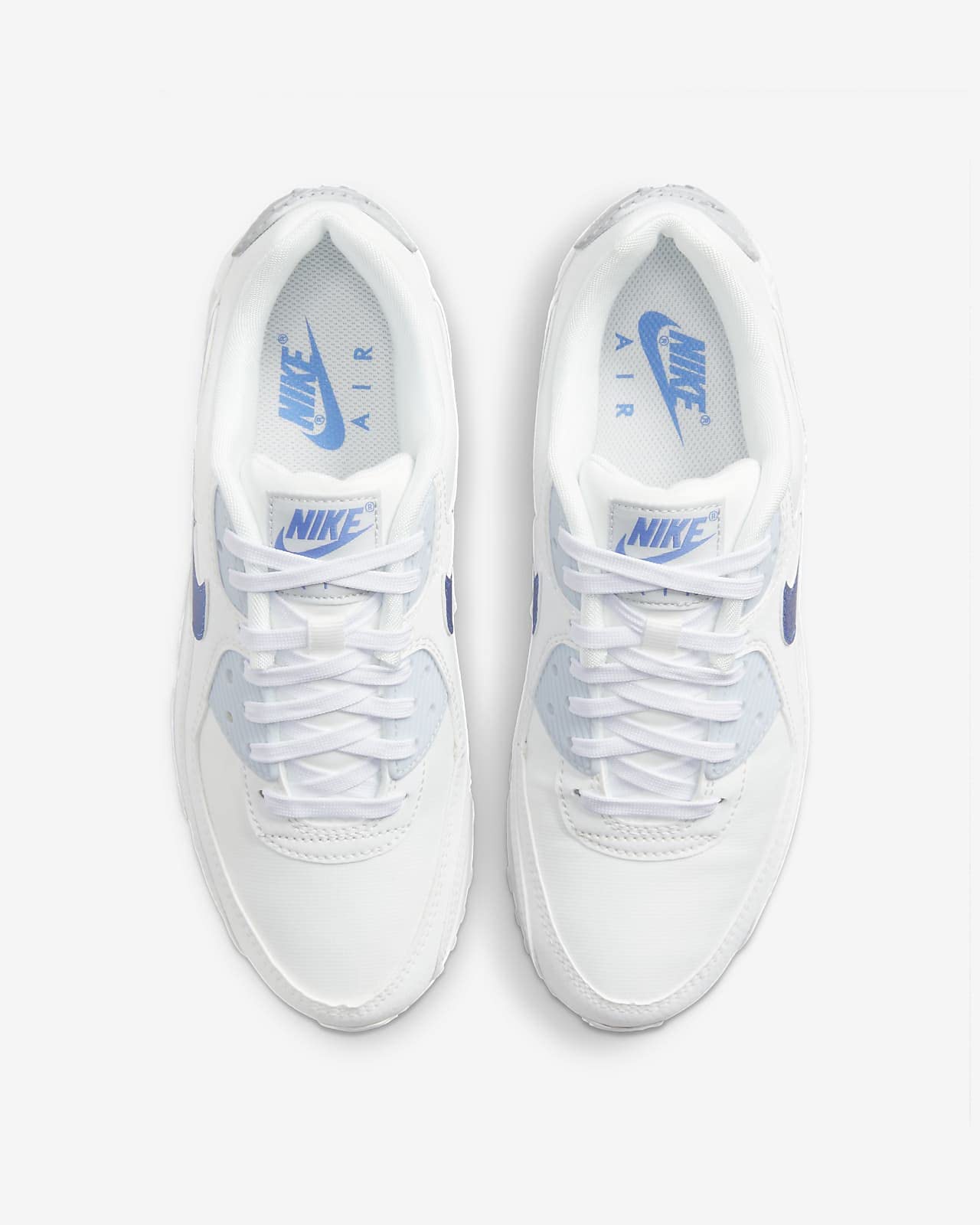 Nike Women Air Max 90 Futura Running Sneaker, White White White 101, 12