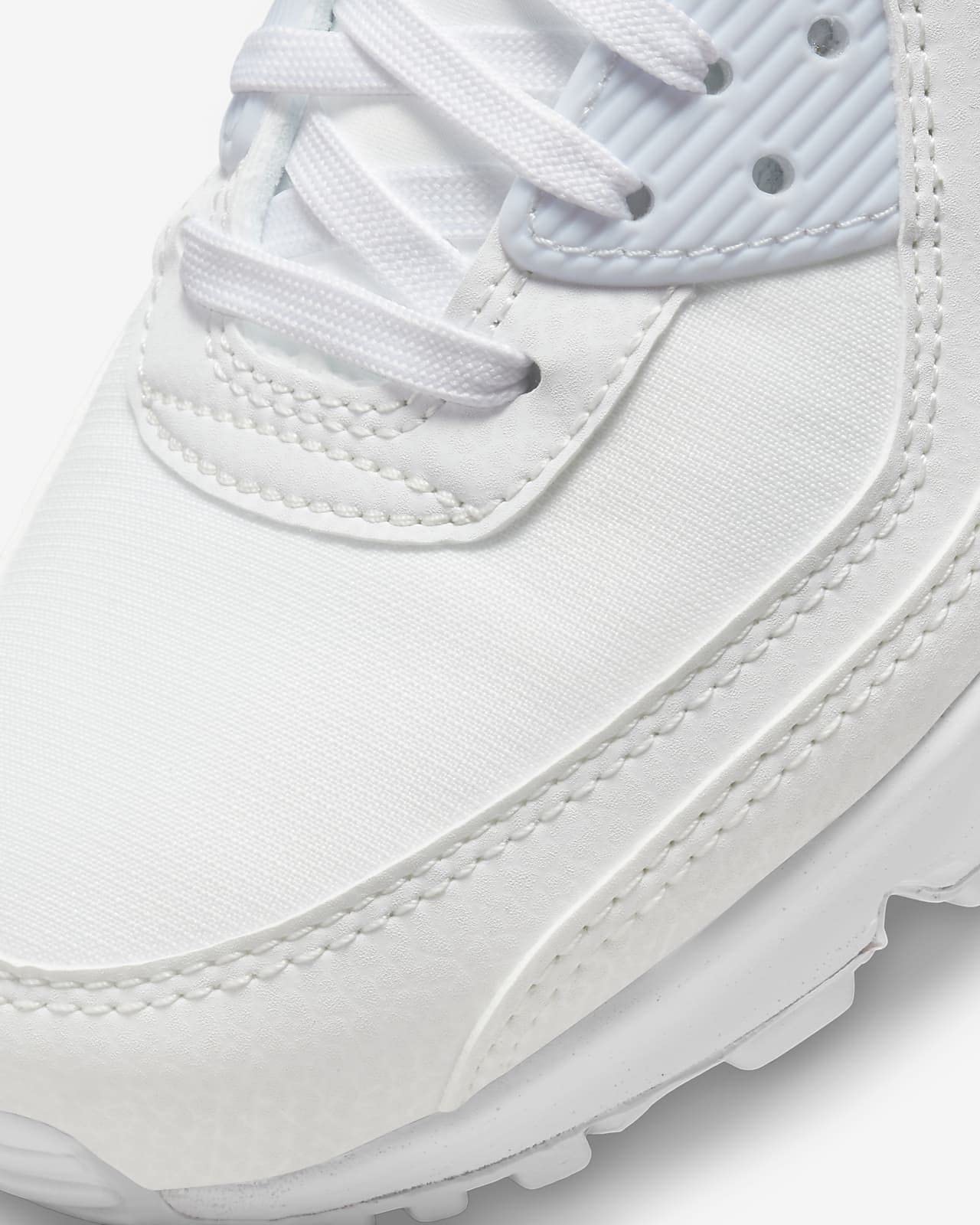 Nike Women Air Max 90 Futura Running Sneaker, White White White 101, 12