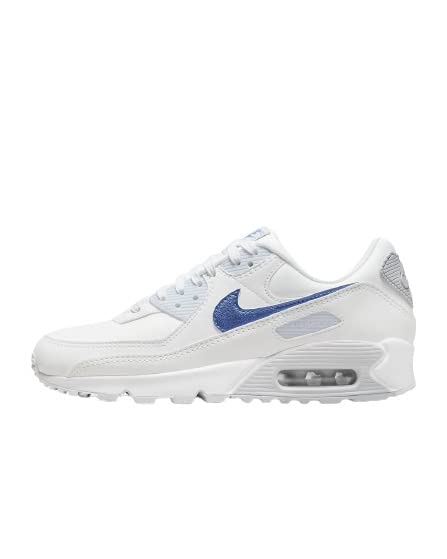 Nike Women Air Max 90 Futura Running Sneaker, White White White 101, 12