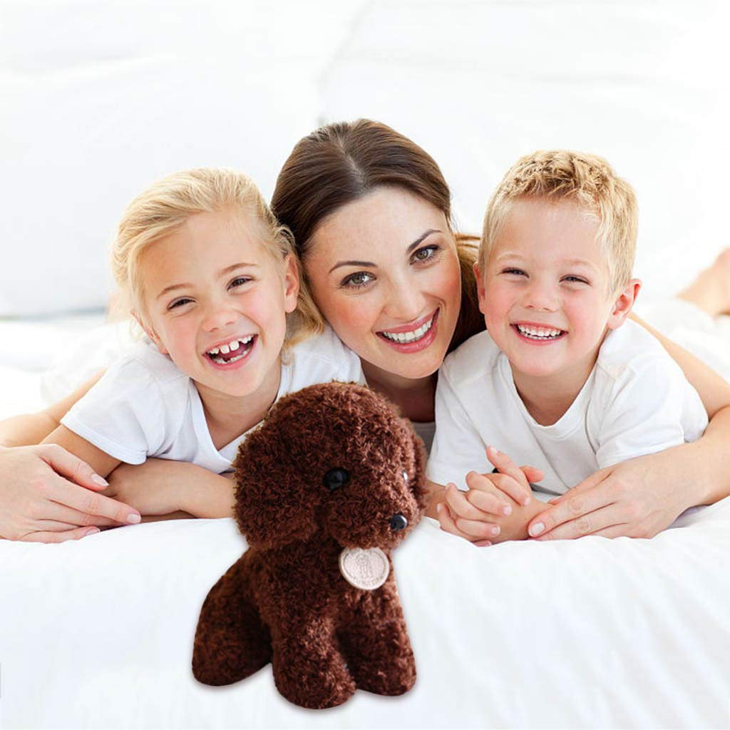 Muised Simulation Teddy Dog Plush Toy Puppy Doll Adults Gift 25CM Plushies Animals Stuffed Animals & Teddy Bears Adult Dolls Age 6-8 Action Figures Throw Pillows for Bed Winter Soft Warm