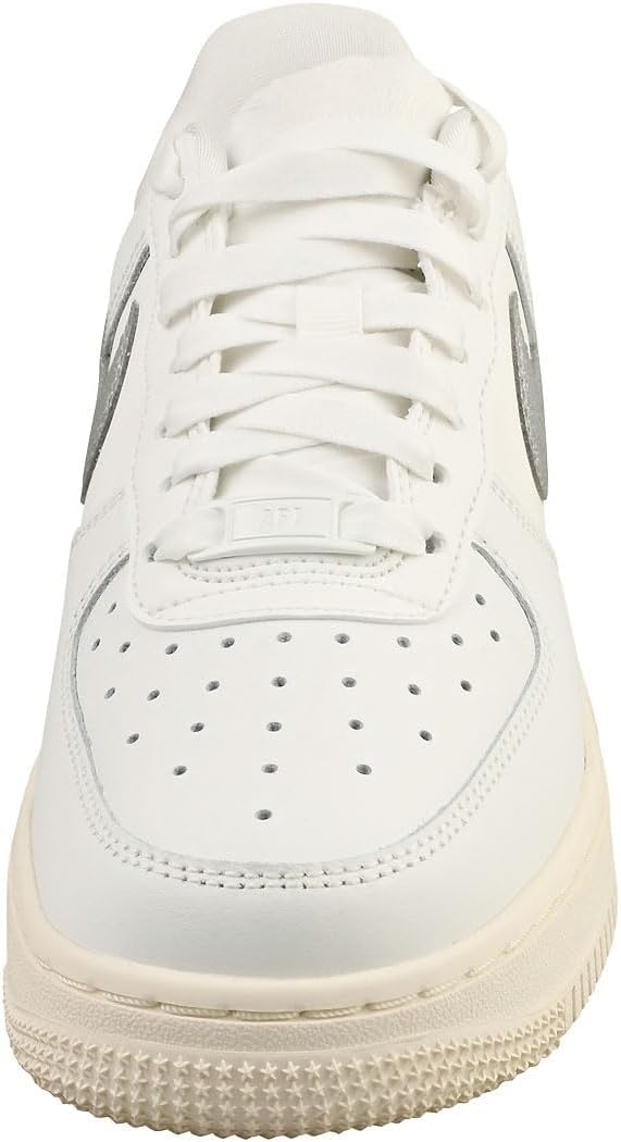 Nike Air Force 1 Low Women Summit White/Metallic Silver DQ7569-100 8.5