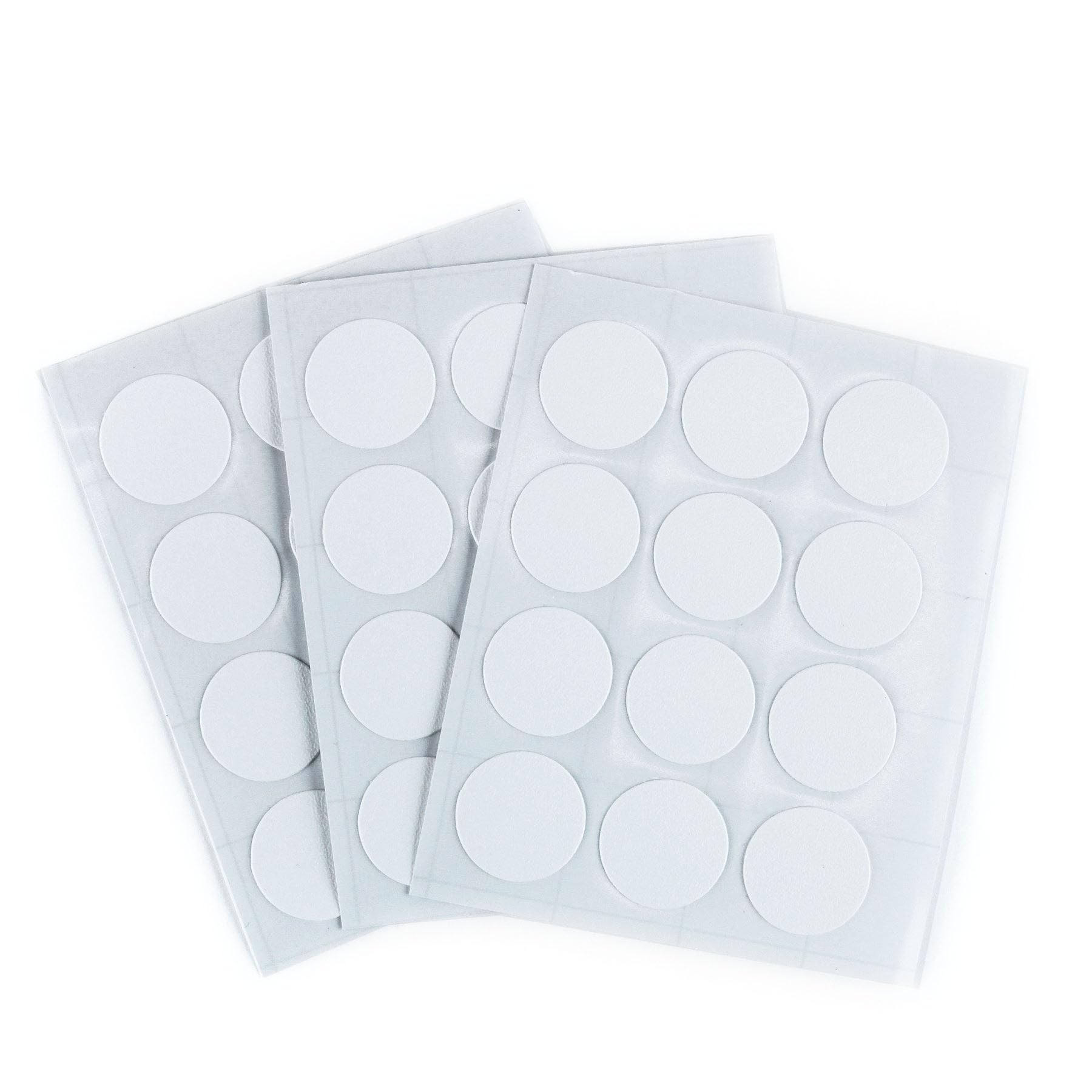 Furndiy 7/8" - 21mm 36 Pcs White Self-Adhesive Screw Cover Caps - Screw Hiding - Screw Hole Cover Caps - Nail Cover - Screw Hole Stickers - Based in USA