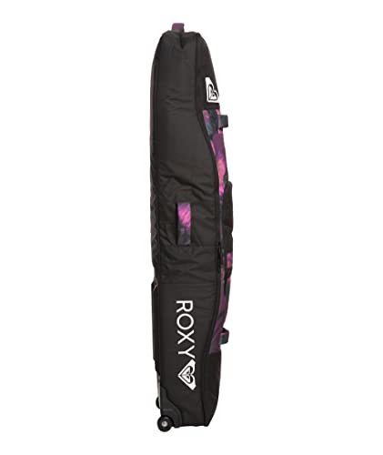 Roxy Vermont Wheelie 127L Snowboard Bag, True Black Pansy Pansy