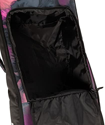 Roxy Vermont Wheelie 127L Snowboard Bag, True Black Pansy Pansy