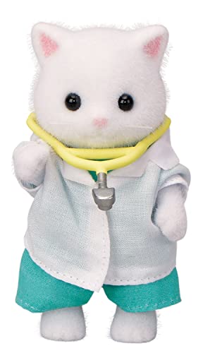 Calico Critters Village Doctor Starter Set, Dollhouse Playset with Figure and Accessories