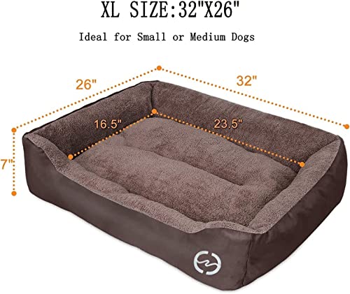 Dog Bed, Dog Beds for Large Dogs, Rectangle Washable Pet Mattress Comfortable and Breathable Large Dog Bed, Pet Bed