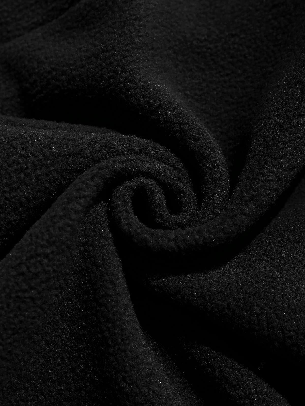 ZAFUL Men's Fluffy Polar Fleece Sweatshirt NEW YORK Embroidery Colorblock Half Zip Unisex Hoodie Black M