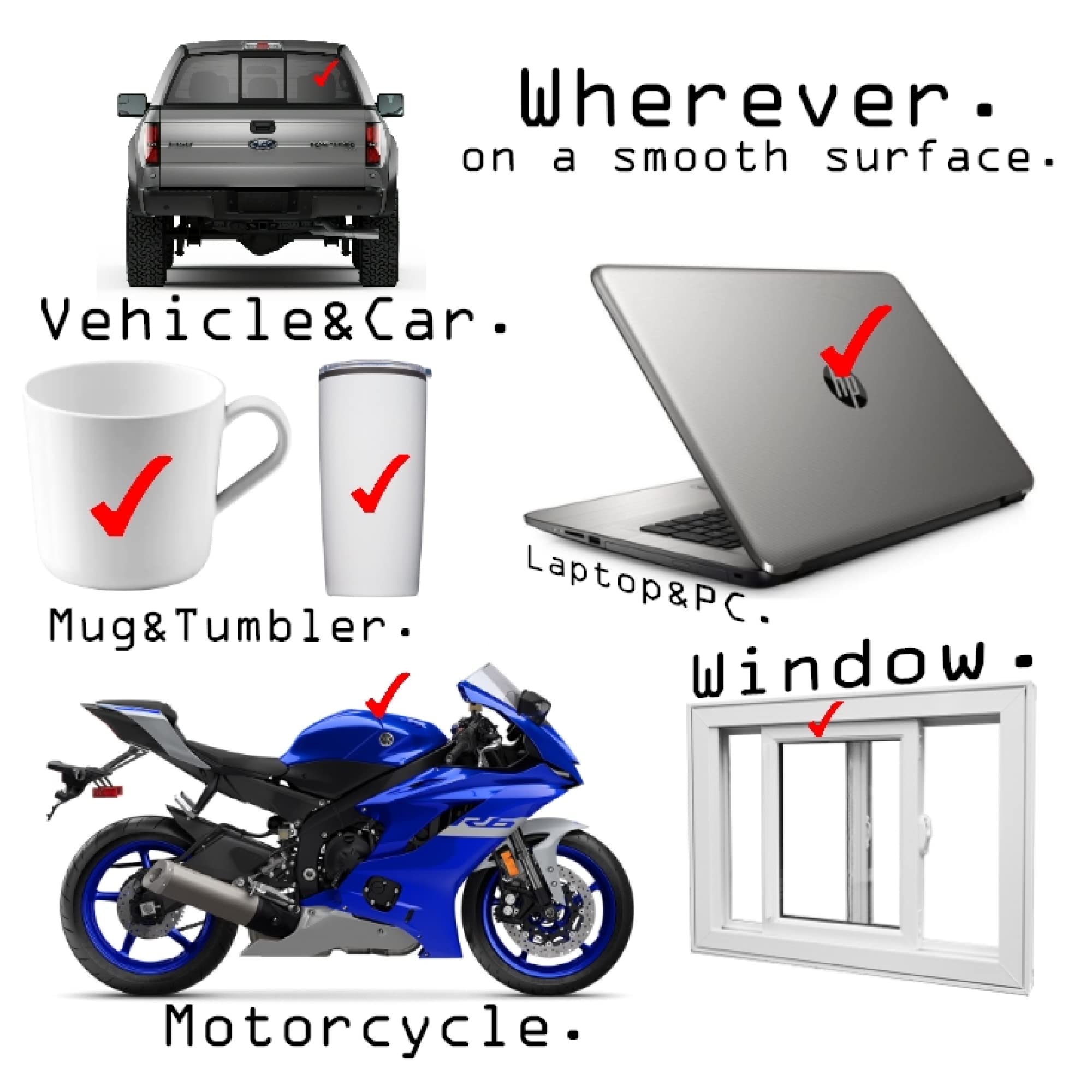 20 Color 1Pair - Female Storm Trooper Vinyl Decal Sticker | 5x3.5 Custom Truck Window Bumper Car Laptop Automotive Wall Gift Gun Carrier