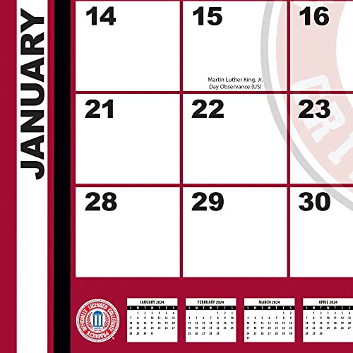 TURNER SPORTS Alabama Crimson Tide 2024 22X17 Desk Calendar (24998061473)