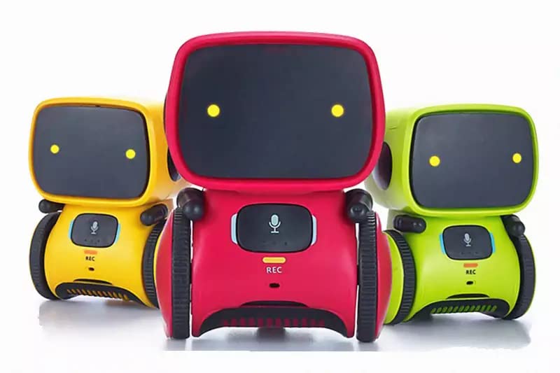 BOPTU Robot Toy, Singing Dancing Kids Smart Robot with Speech Recognition (Red)