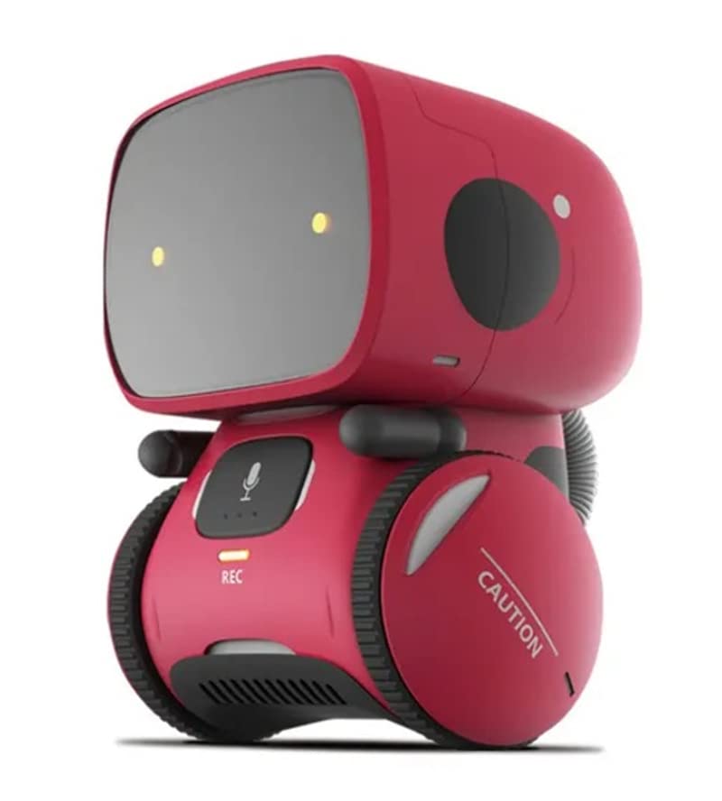 BOPTU Robot Toy, Singing Dancing Kids Smart Robot with Speech Recognition (Red)