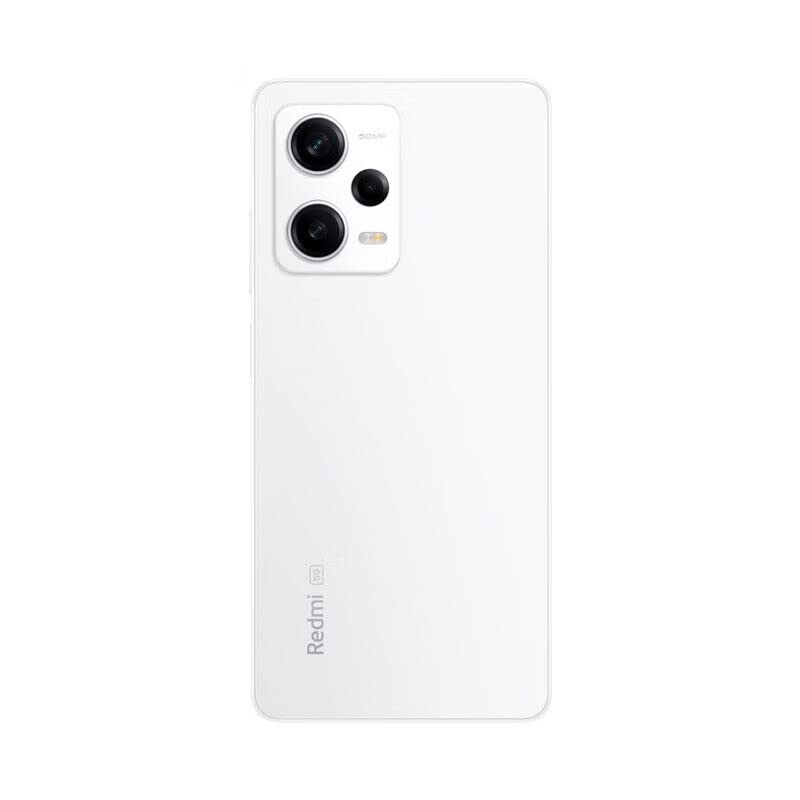 Xiaomi Redmi Note 12 Pro 5G + 4G (128GB + 6GB) Factory Unlocked 6.67" 50MP Triple Camera (Only Tmobile/Metro/Mint USA Market) + Extra (w/Fast Car Charger Bundle) (Porcelain White)