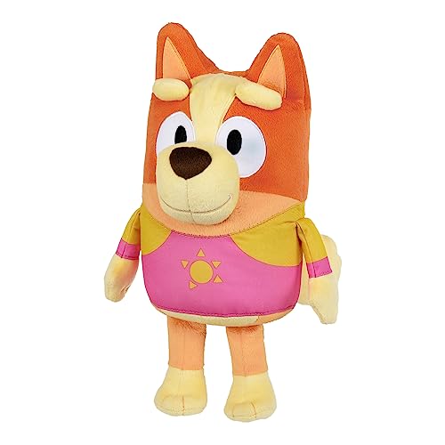 Bluey, Talking Beach Bingo. 13" Talking Plush Toy with 9 Phrases Bases Around The Episode Beach Theme Song