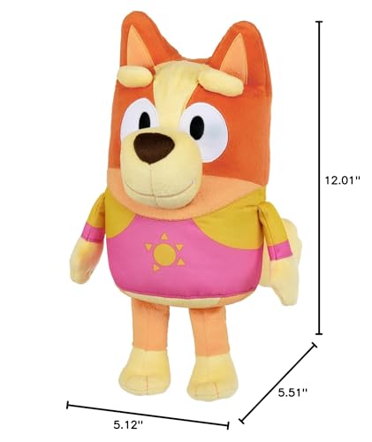 Bluey, Talking Beach Bingo. 13" Talking Plush Toy with 9 Phrases Bases Around The Episode Beach Theme Song