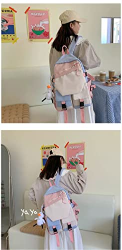TKBASO Anime Komi Cant Communicate Backpack Komi Shouko San Excited Cosplay Kawaii SchoolBag Girls Green (3)