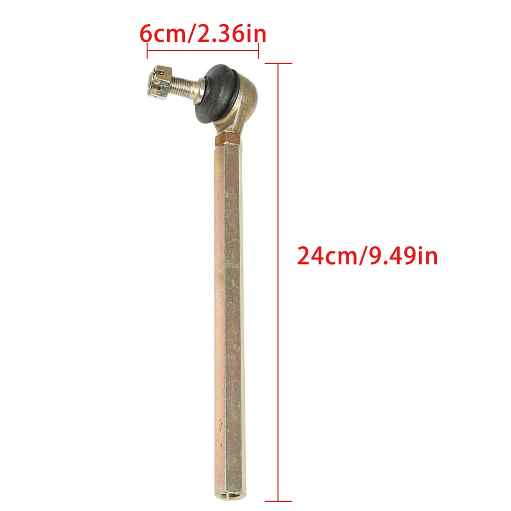 Silscvtt Go Kart Steering Kit 300mm Steel Steering Wheel & Steering Rack & Steering Shaft &Tie Rod Replacement for Go Kart ATV Buggy Quad 110cc 125cc 140cc 150cc