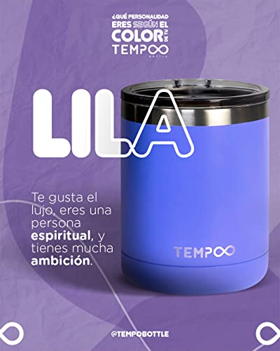 TEMPO COFFEE MUG, VACUUM INSULATED STAINLESS STEEL REUSABLE COFFEE CUP, DOUBLE WALL, COFFEE TRAVEL MUG, LEAKPROOFF LID, REUSABLE TUMBLER CUPS KEEP HOT COLD ICE (matte very peri)