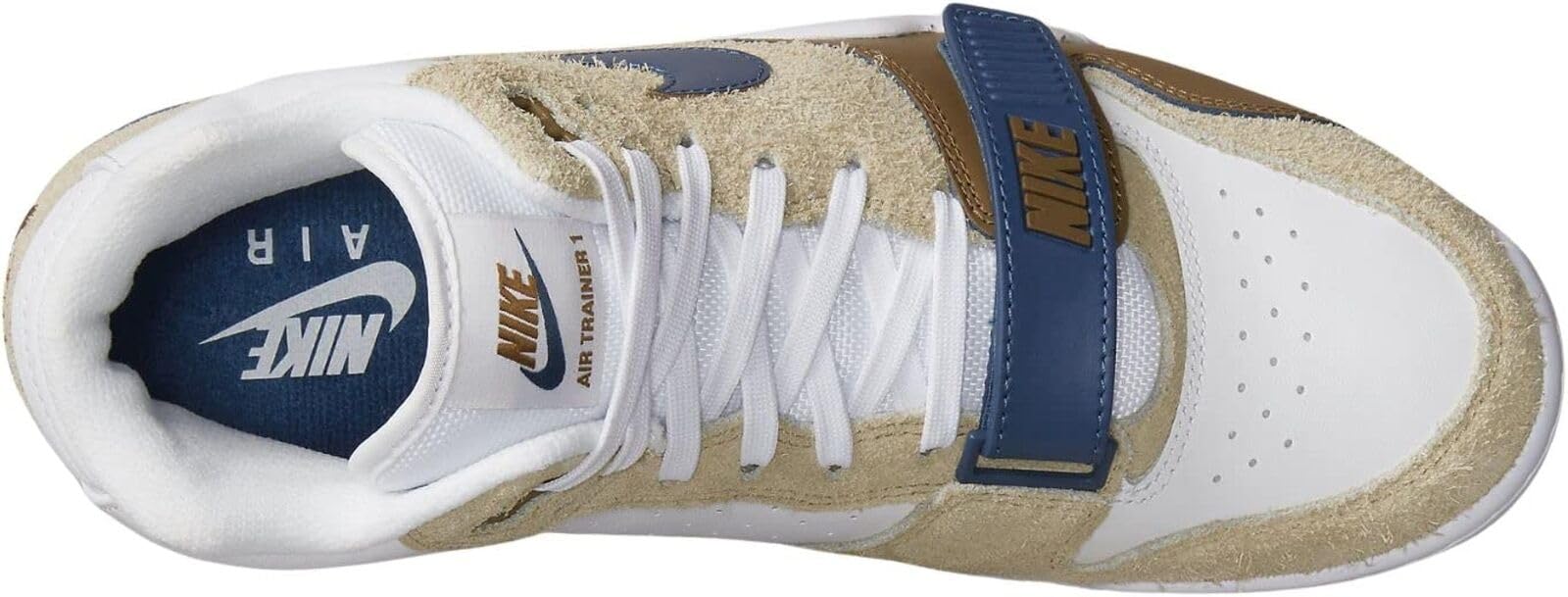 Nike mens Air Trainer 1 Shoes, Limestone/Ale Brown/White/Vale, 9