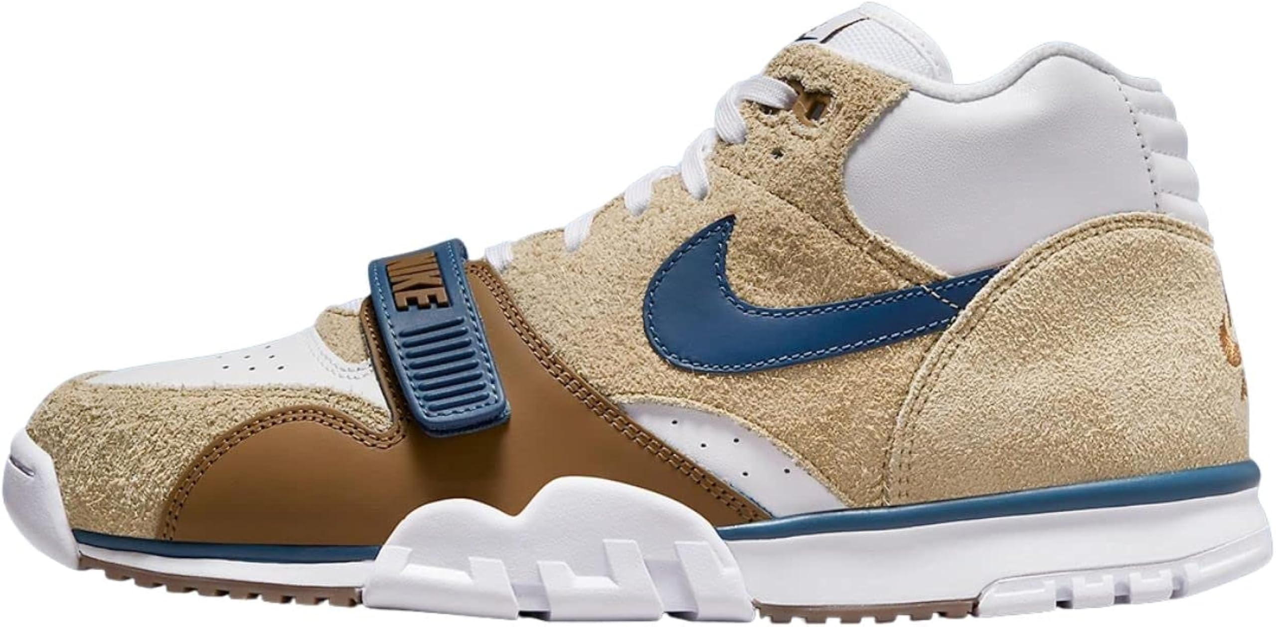 Nike mens Air Trainer 1 Shoes, Limestone/Ale Brown/White/Vale, 9