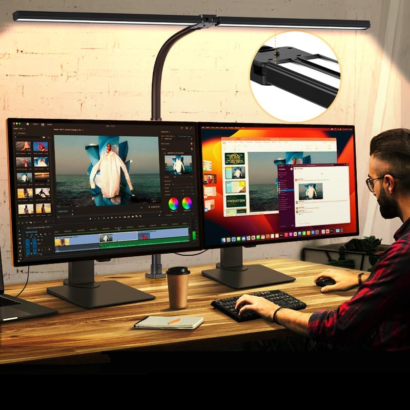 MACASA LED Desk Lamp for Home Office