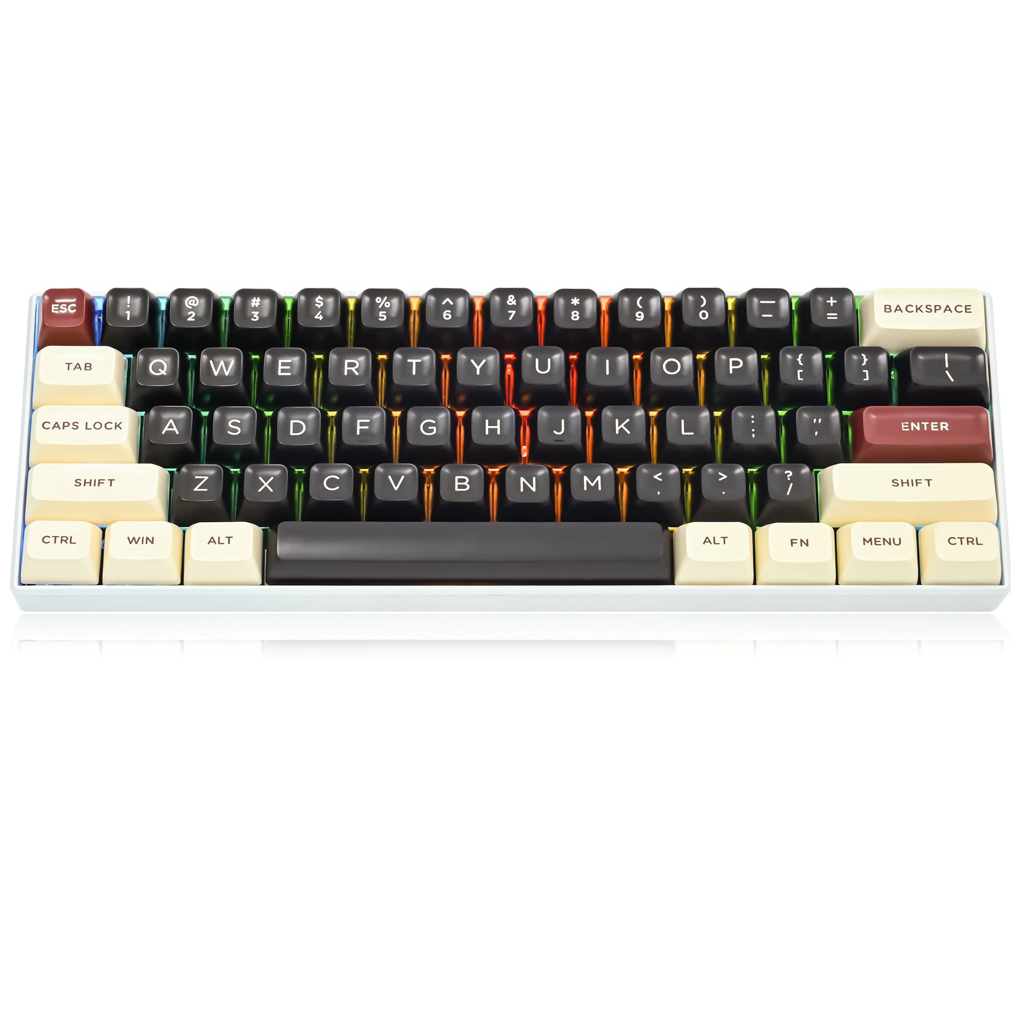 Rome ASA Custom keycaps ,150 Keys Double-Shot Key Cap Set for Cherry/Gateron MX switches 60 Percent / 64/61 Gaming Mechanical Keyboard