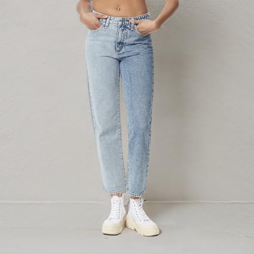 Circus NY Women's High Rise Relaxed Straight Jean, Alter EGO-Grinding