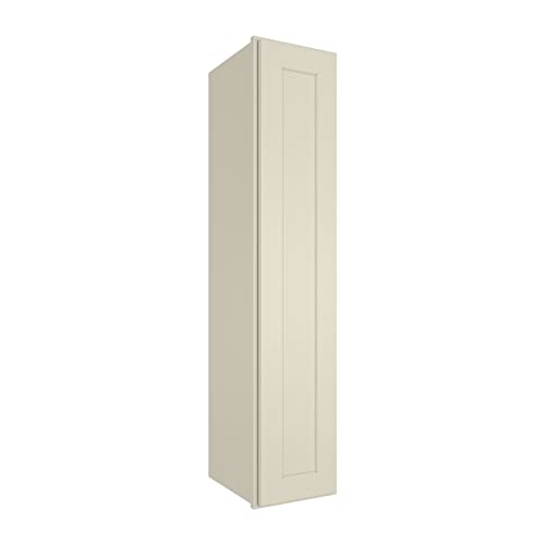 LOVMOR Kitchen Wall Cabinet & Cupboard, Medicine Cabinet,Bathroom Cabinet Wall Mounted with Doors and Shelves, 12" D*9" W*42" H, Shaker Antique White