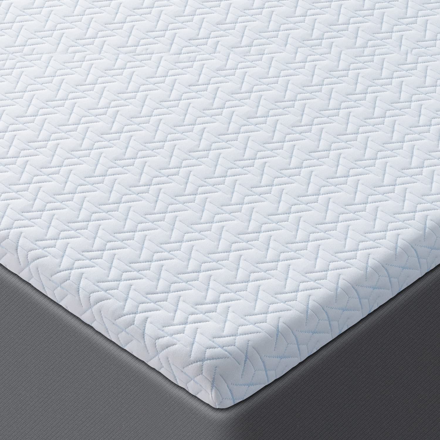 Maxzzz 2 Inch Mattress Topper Queen - Cool Gel Memory Foam Mattress Topper Extra Firm Bed Topper with Cover, Hard Mattress Topper for Back Relax, CertiPUR-US Certified
