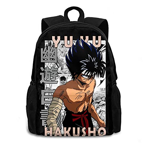 Anime Yu Yu Hakusho Hiei Backpack Unisex Waterproof 3d Print Bookbag Big Capacity Laptop Bag Travel Daypacks Suitable School Outdoor