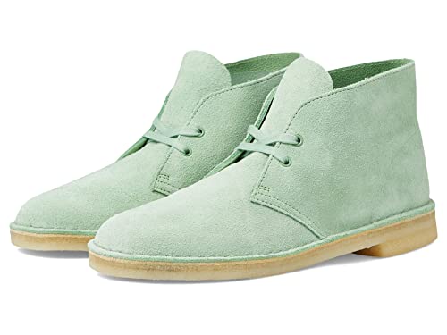 Clarks Desert Boot Light Green Suede 12 D (M)