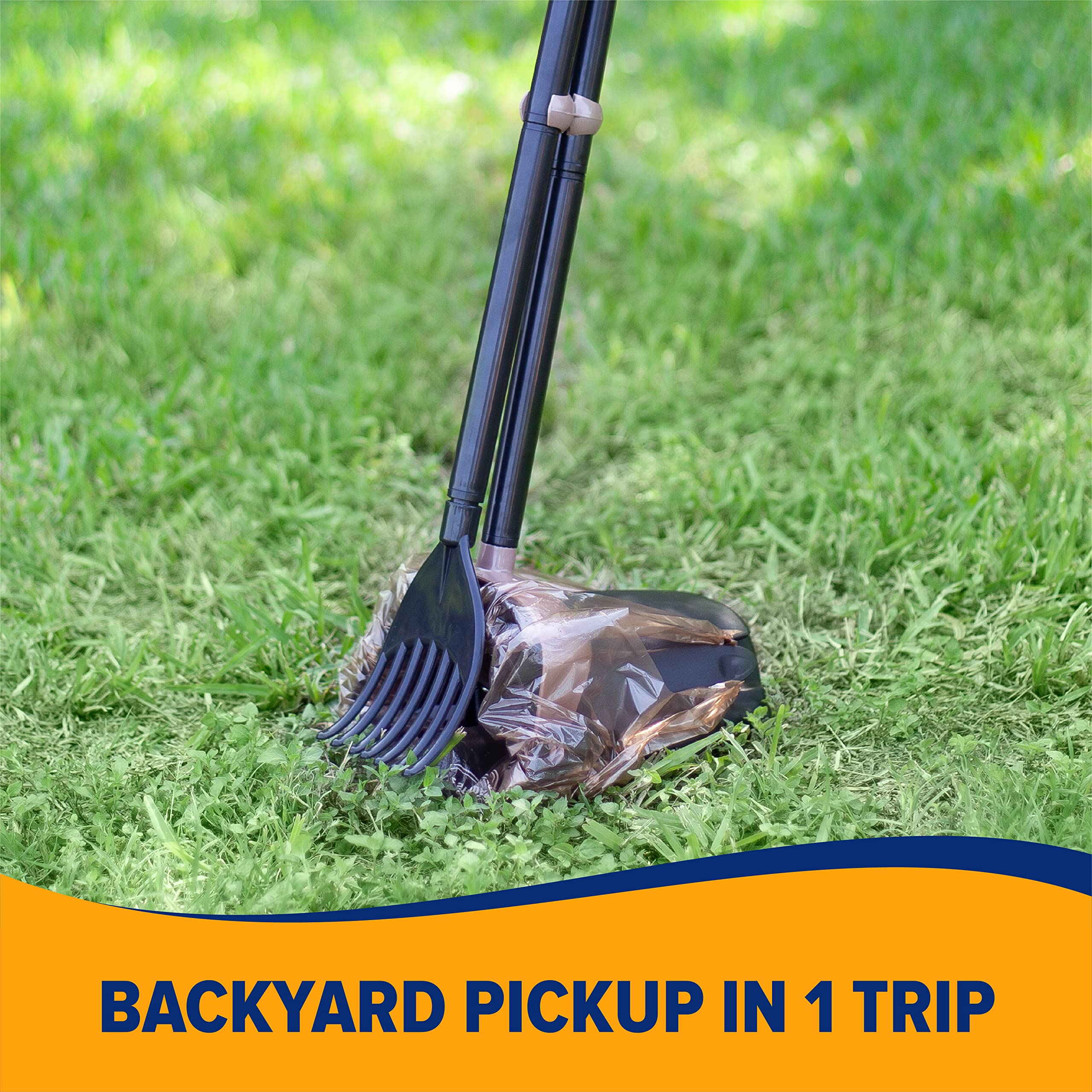 Simple Green Outdoor Odor Eliminator for Pets + Arm & Hammer Pooper Scooper Swivel Bin & Rake Dog Poop Scooper