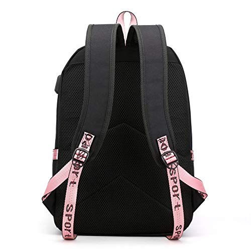 COSABZ Anime Anya Forger Backpack Cosplay Kawaii Backpack Schoolbag With Ribbon For Girls 1 (1)
