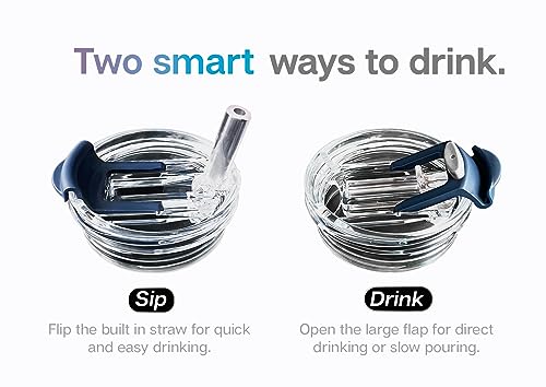 Four Leaf TrustyMate – 100% Leak Proof 40 Oz Tumbler with Handle and Built-In Straw Lid – Insulated Leak Proof Stainless Steel Tumbler