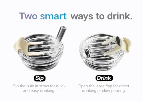 Four Leaf TrustyMate β 100% Leak Proof 40 Oz Tumbler with Handle and Built-In Straw Lid β Insulated Leak Proof Stainless Steel Tumbler
