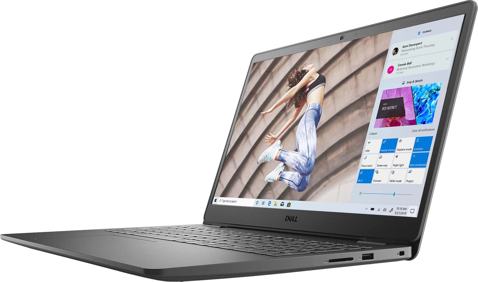 Dell Inspiron 15 3000 3501 15.6” HD Laptop 2022 Newest, 11th Gen Intel Core i5-1135G7 (Up to 4.2GHz, Beat i7-1065G7), 16GB RAM, 1TB HDD + 128GB SSD, Webcam, Bluetooth, Black, Windows 10 (Renewed)