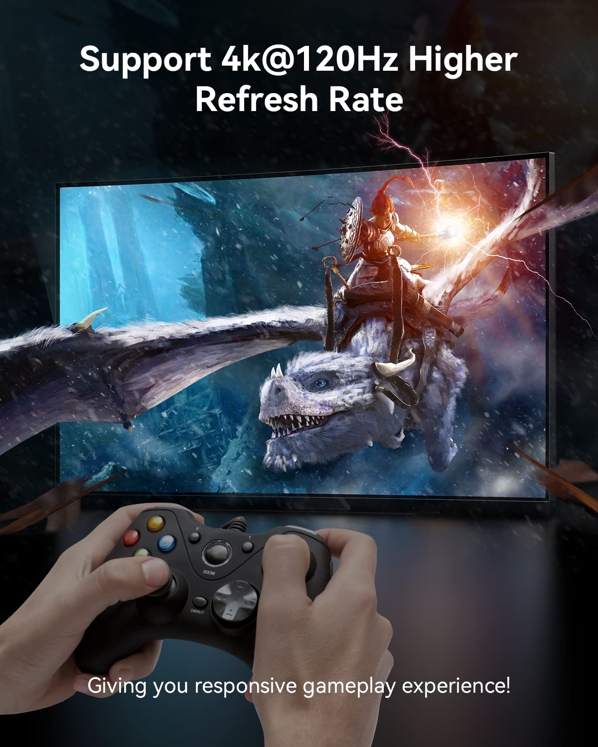 GANA HDMI 2.1 Switch, 8K HDMI Switcher Splitter Bi-Directional 2 in 1 Out, 4K@120Hz,8K@60Hz, 48Gbps Aluminum Ultra HD HDMI Hub Compatible with PS5/4,Xbox,Roku,Apple TV,Fire Stick