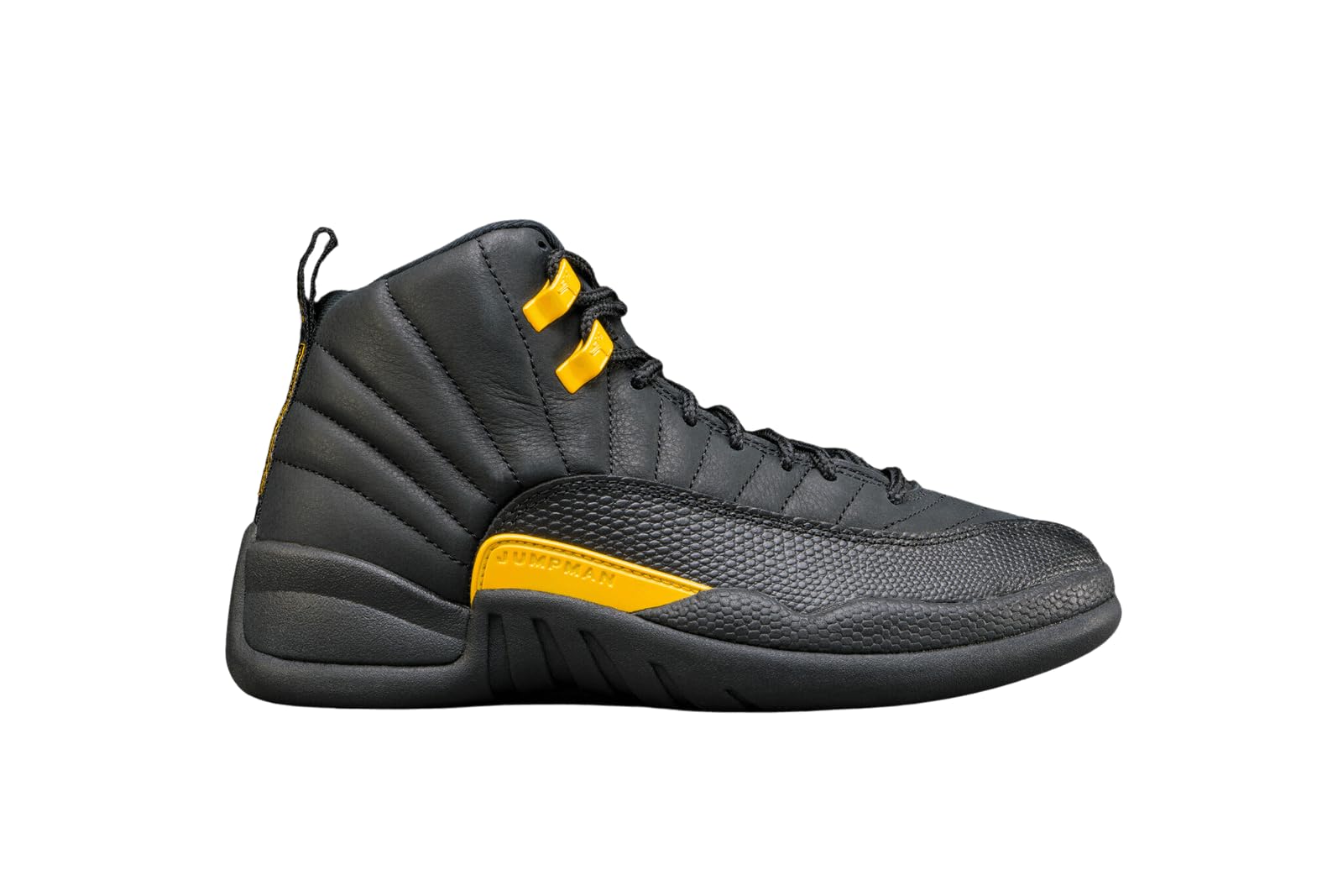 Jordan Men's 12 Retro Black Taxi Black/Taxi (CT8013 071) - 10.5