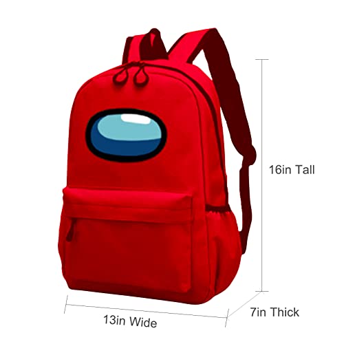 Laptop Backpack, Boy Backpack Red Bookbags Gamer Laptop Schoolbags,for Boy Girl College School (2022 New Red)