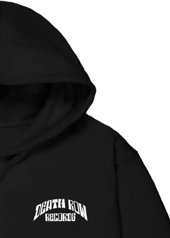 Crooks & Castles Death Row Records Core Pullover Hoodie with Kangaroo Pockets, Burgundy, Small